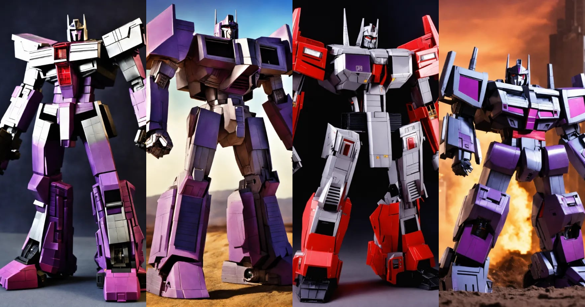 Lexica - Realistic g1 megatron wide body