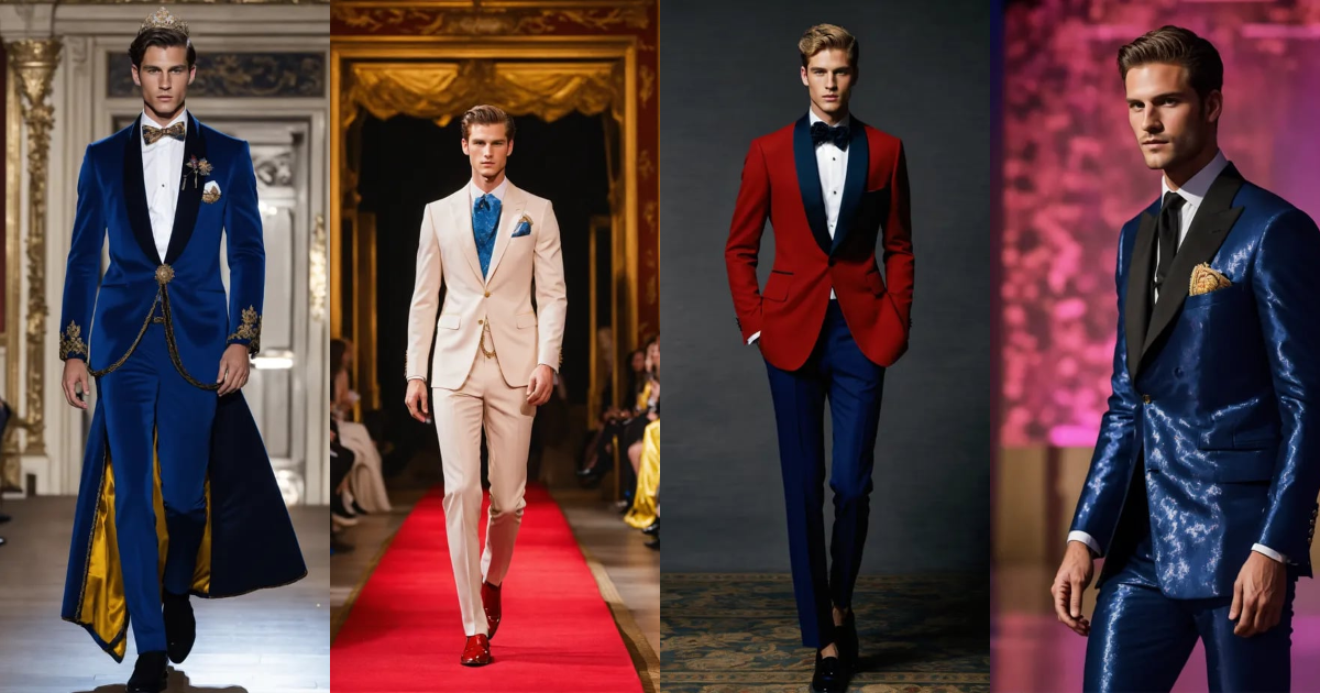 Lexica - A full-body portrait of a man Male fashion model dressed as ...