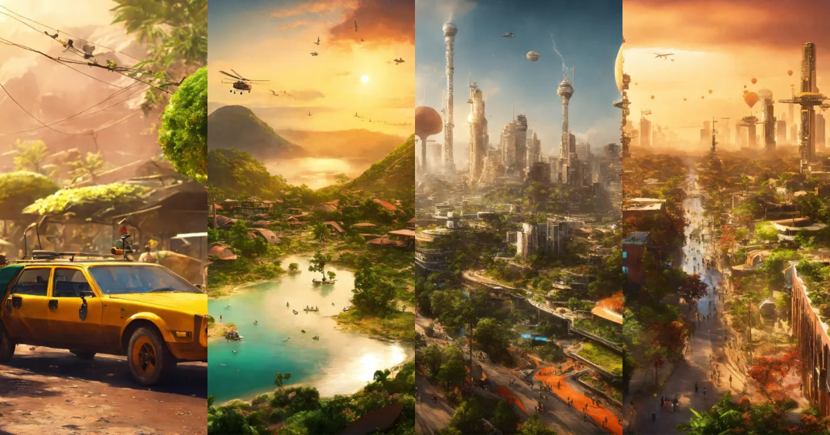 Lexica - A snapshot of life on earth in the year 2100