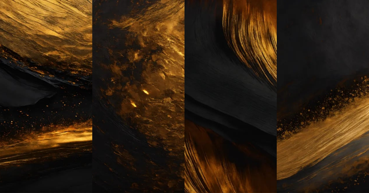 Lexica - Modern Texture , 8k, black, golden ember