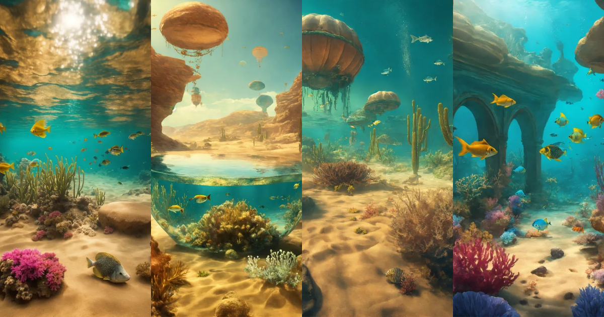 Lexica - Underwater desert fantasy