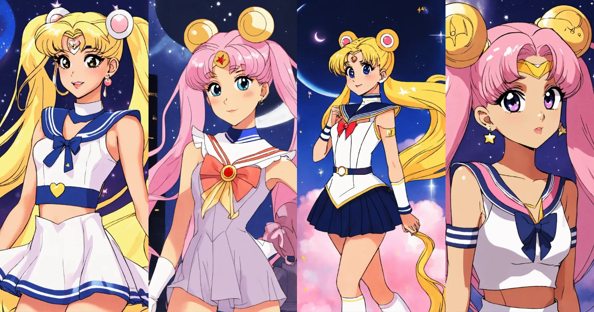 Lexica - Ariana Grande Sailor Moon style outfit