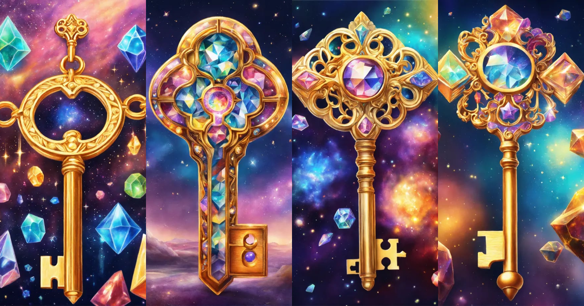 Lexica - Colored pencil drawing illustration of a multidimensional ...