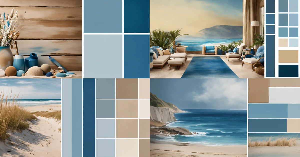 Lexica - HYPER-Realistic paint color palette DROPS MOODBOARD WITH ...