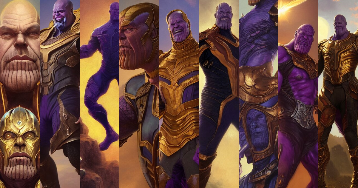 Lexica - Thanos as don quixote, digital art by eugene de blaas and ross tran, vibrant color ...