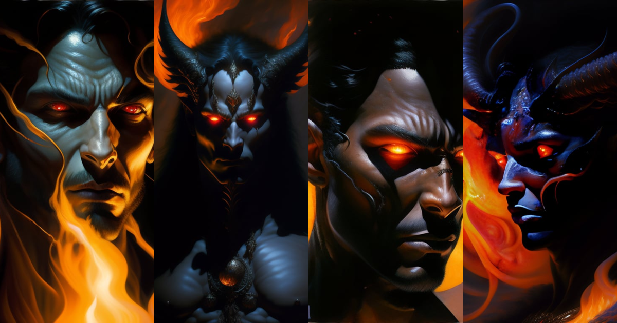 Lexica - A demon made of wisps of smoke ready to tear into your soul ...