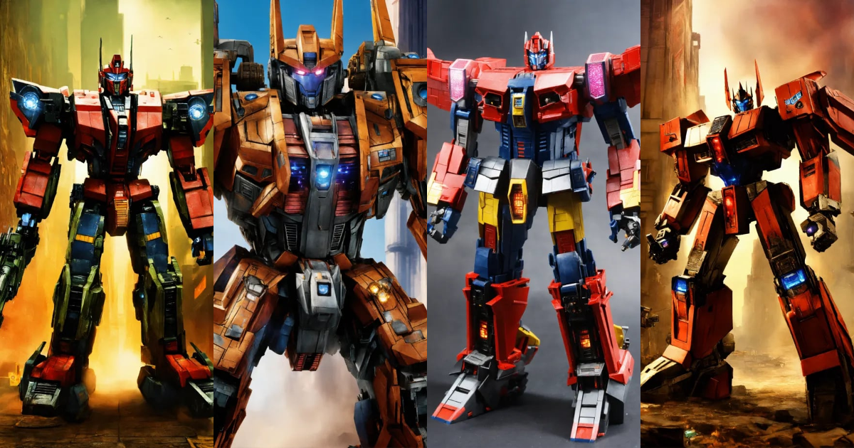 Lexica - Cybertron wall front view tranformers