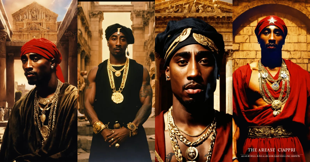 Lexica - Tupac Shakur as Black Caesar hip hop high definition Roman ...