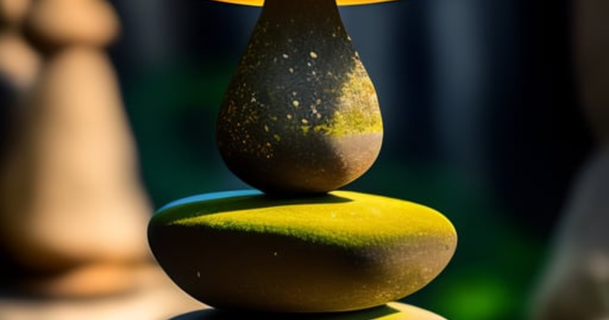 Lexica - Ancient stone magic mushroom statue,temple