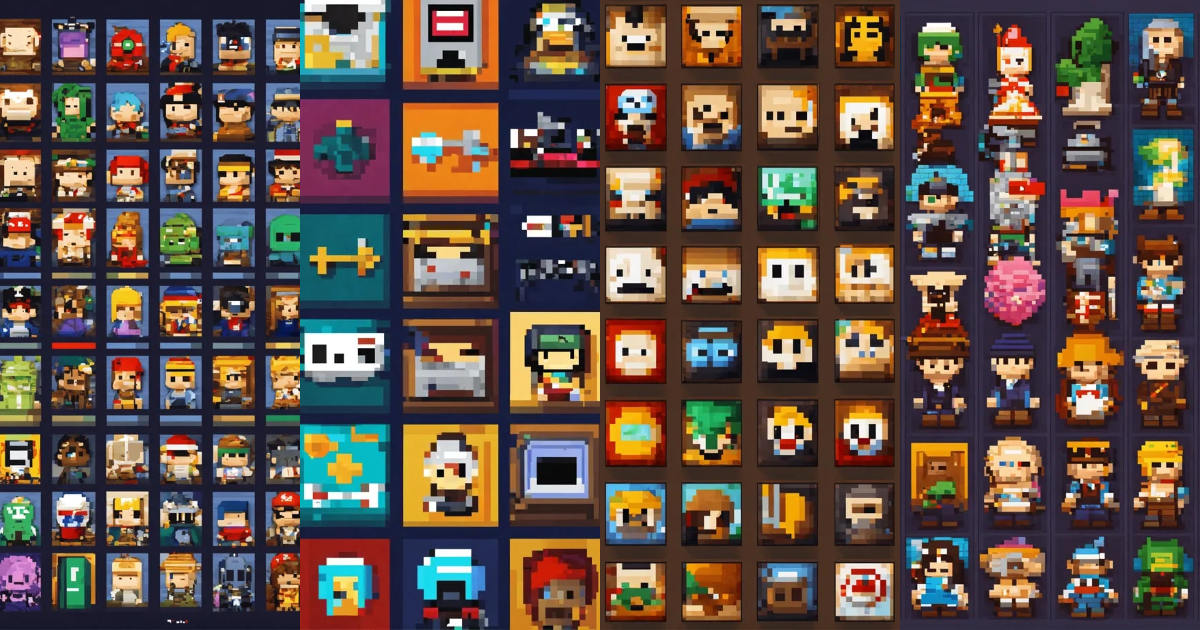 Lexica - Pixelated Pop Culture Icons Step into the pixelated past with ...