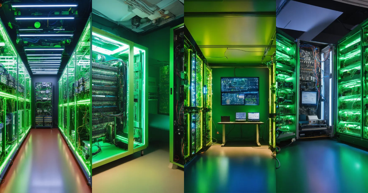 Lexica - Technologic room with a quantum computer prototype with ...