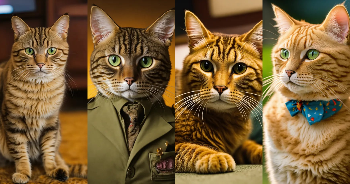 Lexica - A brainchild of Borat and tabby cat