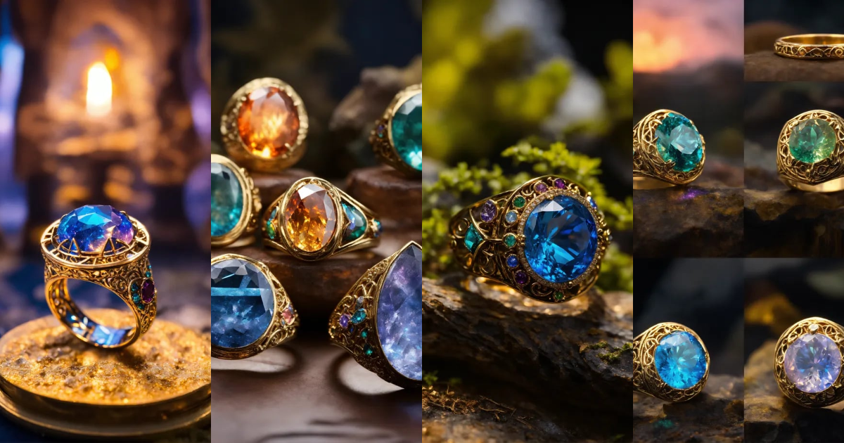 Lexica - Mystical Elemental Rings Unlock the power of the elements with ...