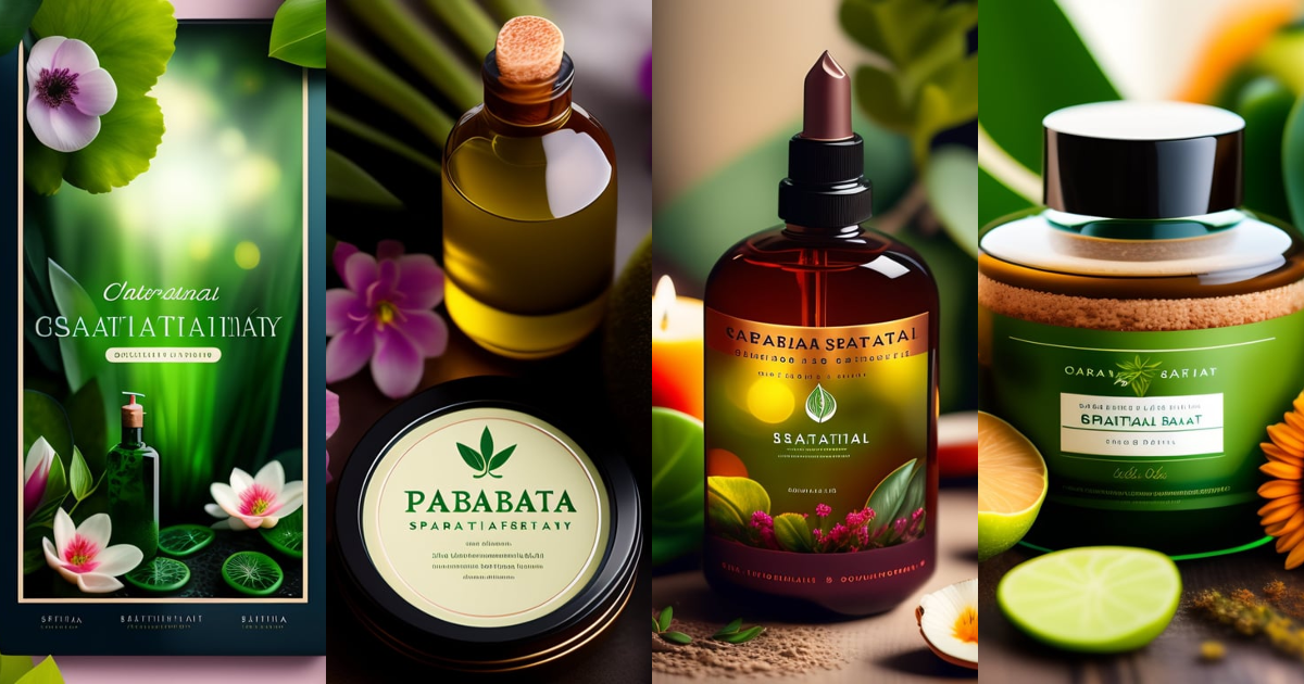 Lexica - Create a botanical spa photo for product label using the name ...