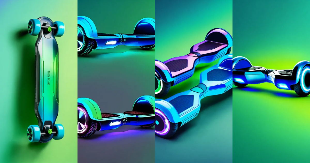 Lexica - Hoverboard on plain background. the hoverboard need to look ...