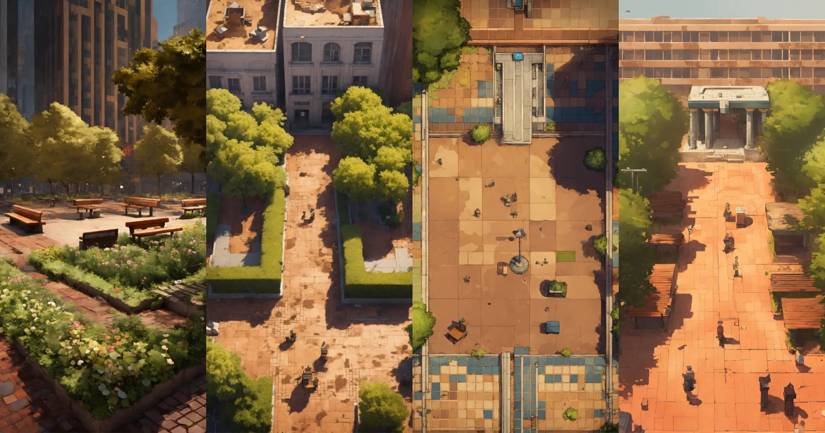 Lexica - Simple blocky pixel image in a 3/4 top-down perspective with ...