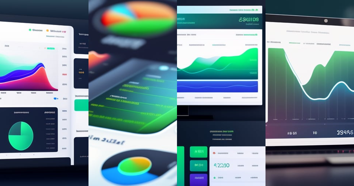 Lexica - Web Dashboard to check kpis 3d, high detail, animated