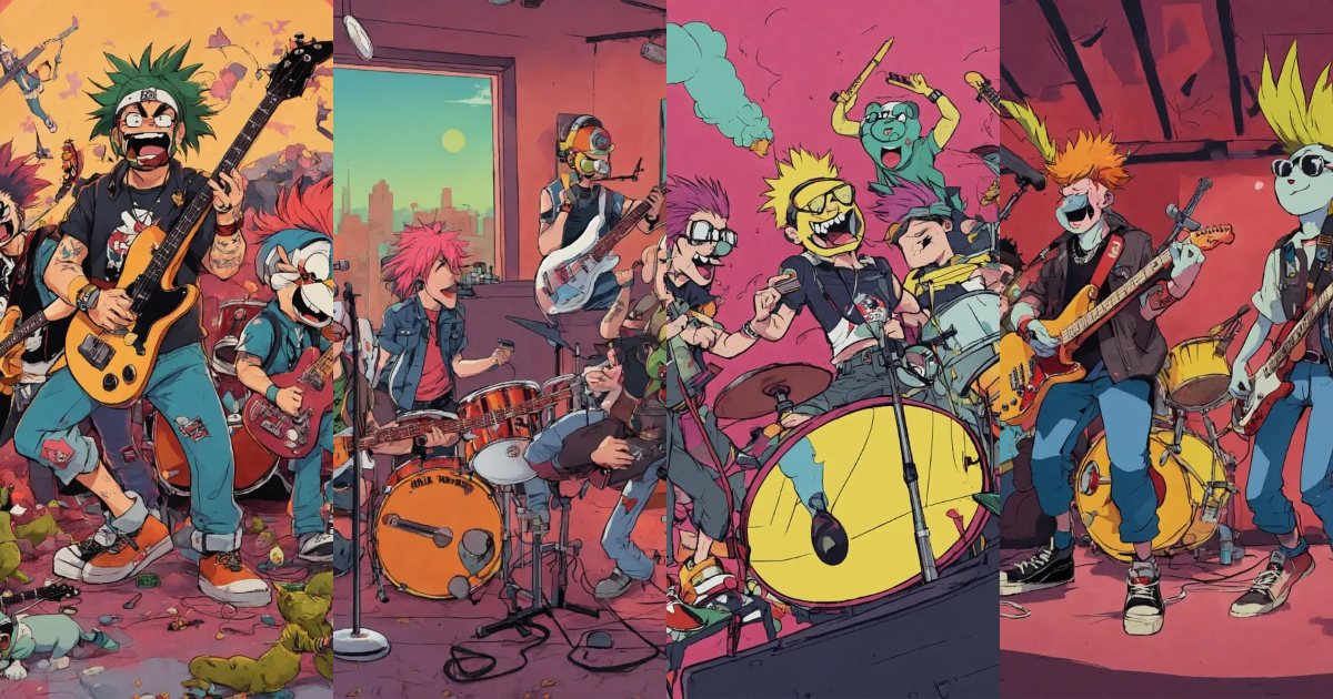 Lexica - An energetic hardcore punk band consisting of cartoon ...