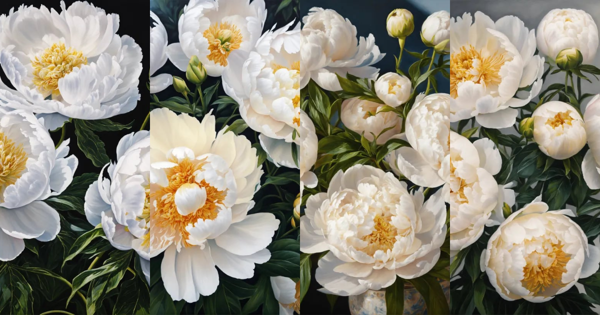 Lexica - Ultra realistic super detailed painting of several large white ...