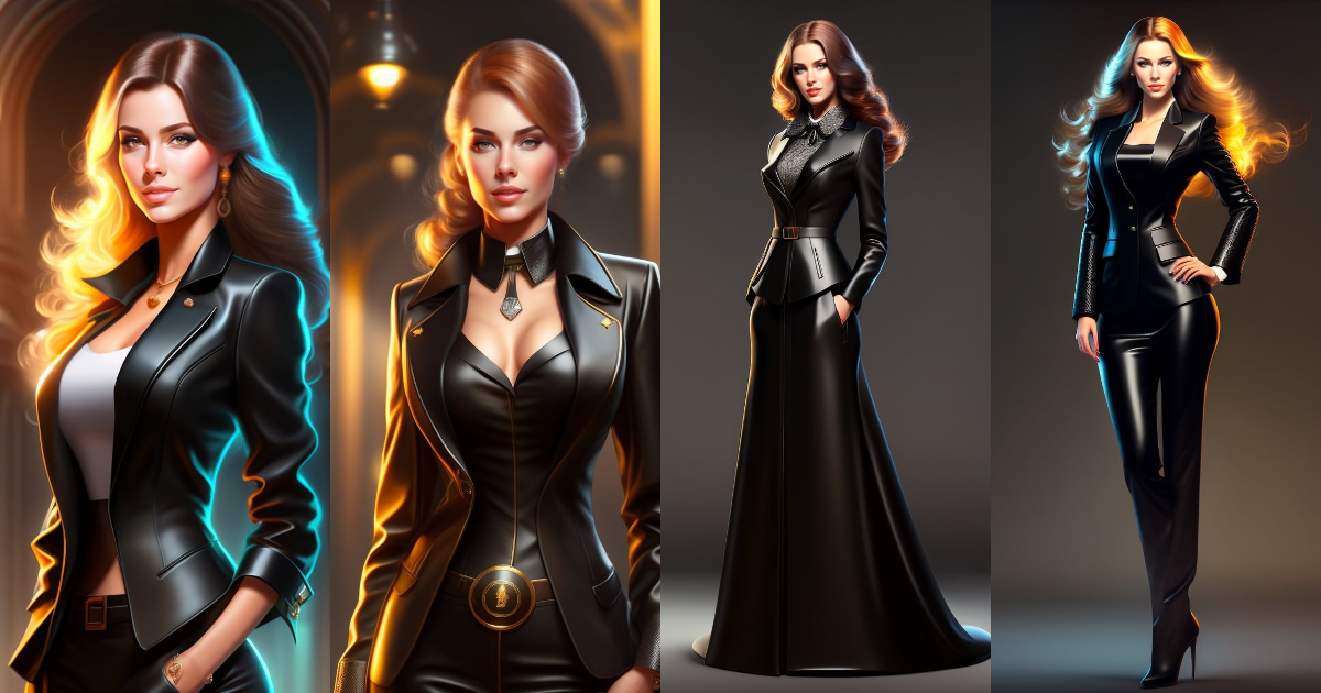 Lexica - Highly detailed of Beautiful female in black spy suit , full ...