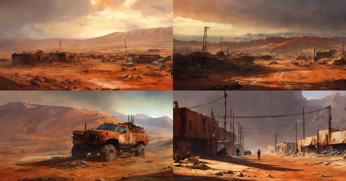 Lexica - Conept art digital realistic painting, post apocalyptic ...