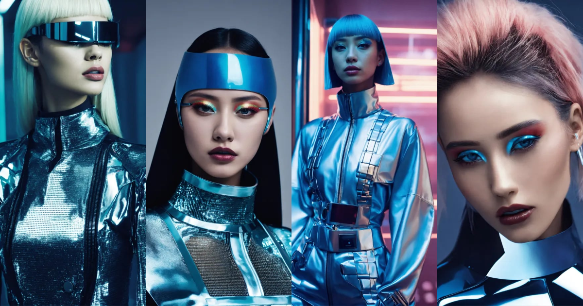 Lexica - Hani futuristic fashion editorial techno chic