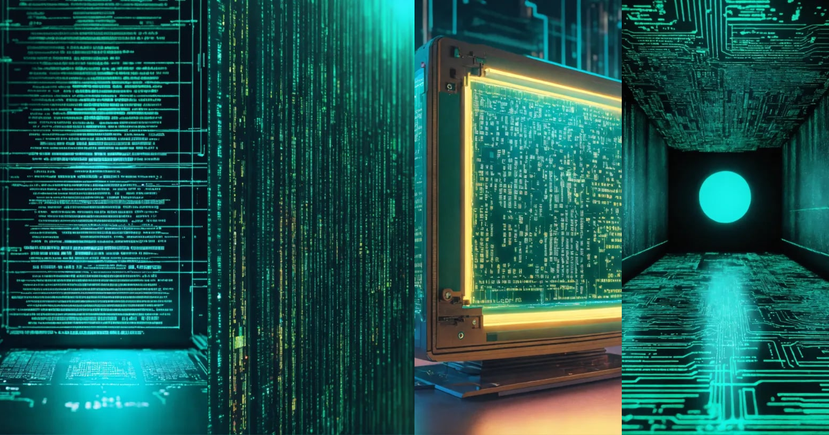 Lexica - Ultra realistic в взphoto of a very high tech 3d software code ...