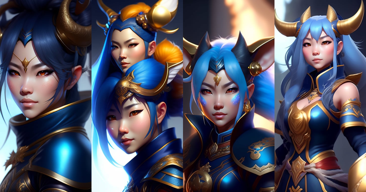 Lexica - Gan Yu is a playable Cryo character in Genshin Impact , girl ...