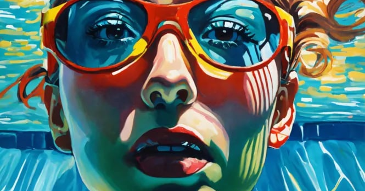 Lexica - Artistic creation of pop art style painter Maud Ovize, oil ...