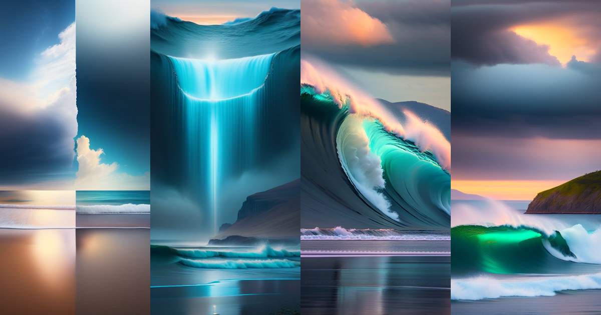 Lexica - The sea splits in two, and each half rises high into the sky