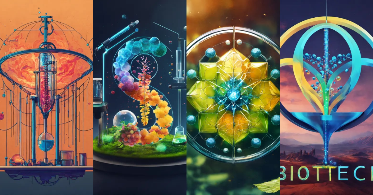 Lexica - A logo for BioTech, a company that combines biology and ...