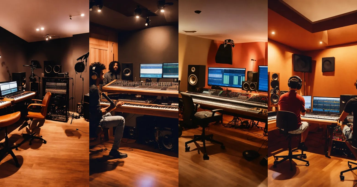 Lexica - People making music in home recording studios