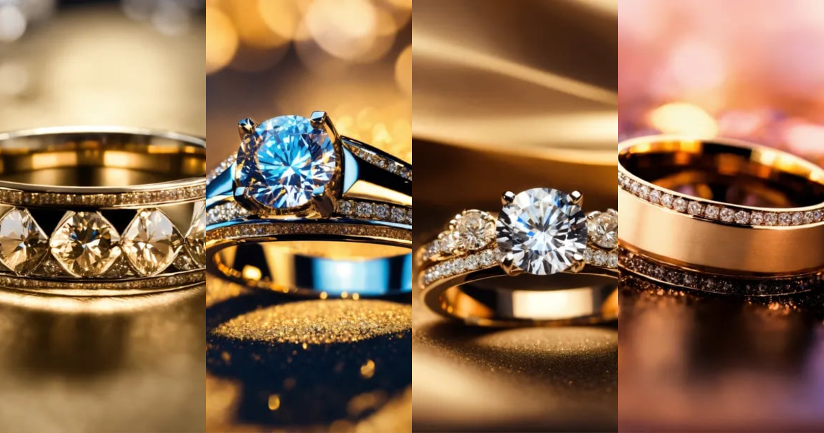 Lexica - The champagne bridal boy wedding ring (deluxe bridal concierge ...