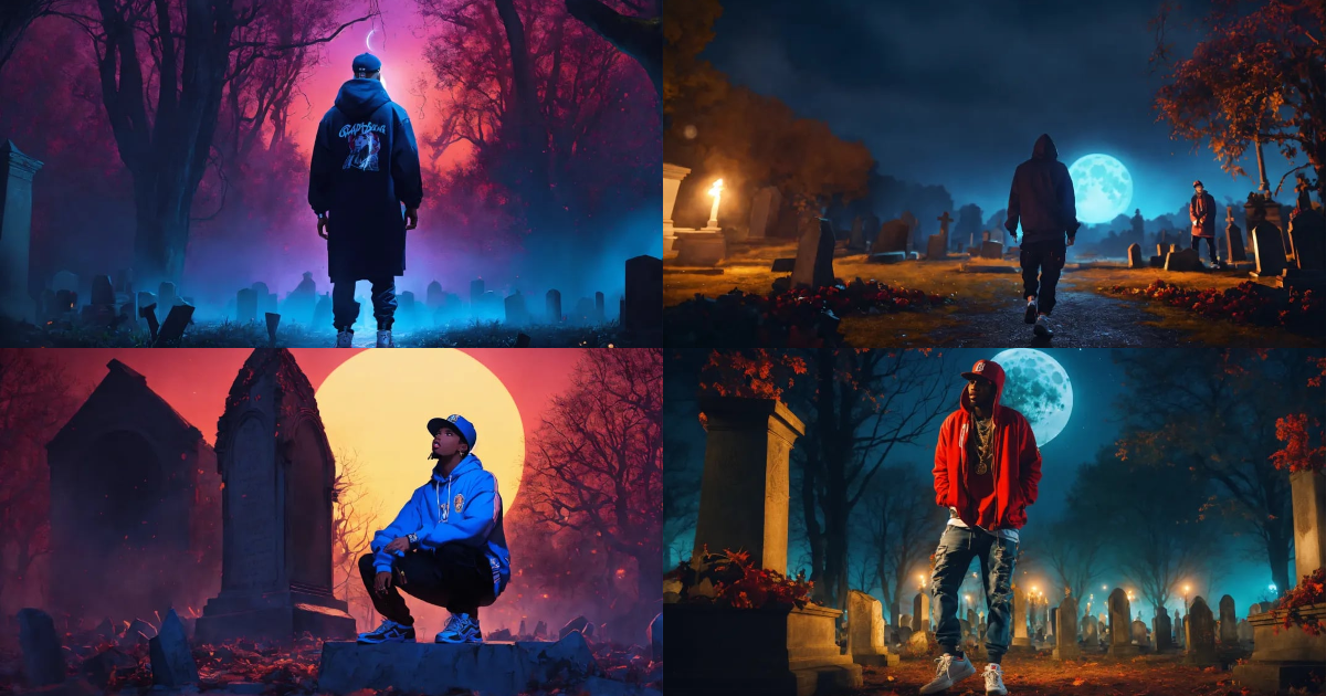 Lexica - A funky rapper is dropping dope rhymes in a haunted graveyard ...