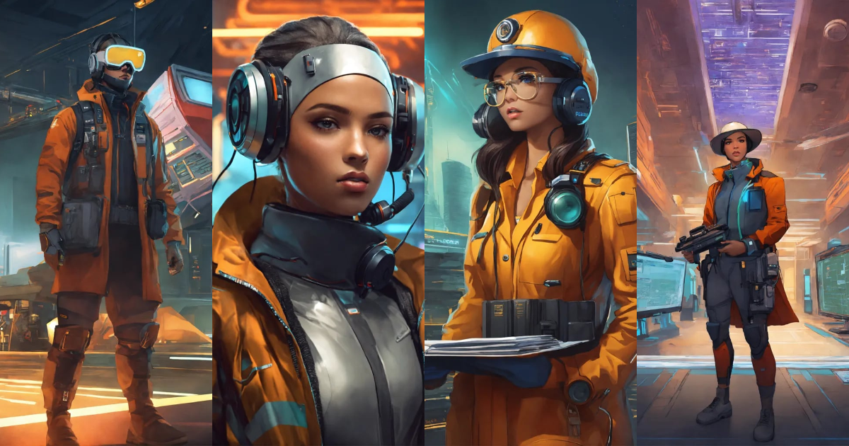 Lexica - Reporter futuristic