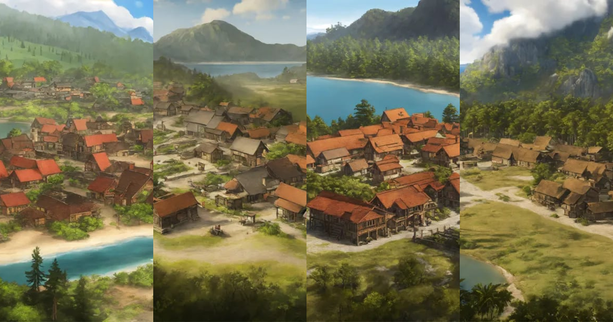 Lexica - Streetmap of coastal Colonial walled frontier hamlet pine ...