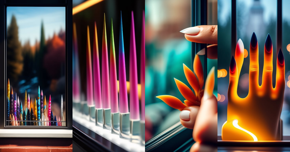 Lexica - Nails fingers hand Window display