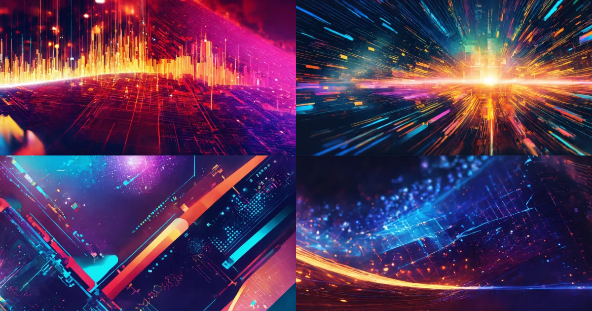 Lexica - Abstract digital transformation background