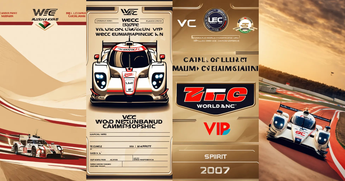 Lexica - WEC World endurance championship card VIP ID pass background ...
