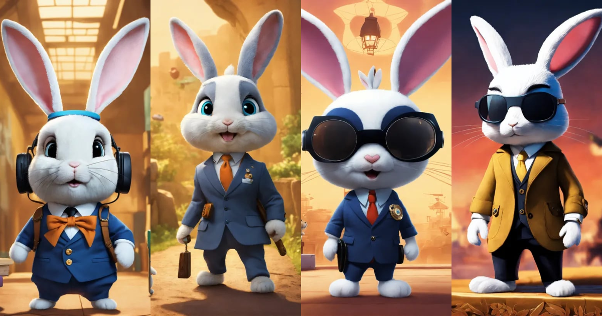Lexica - Imagine a charming secret agent rabbit, a character that ...