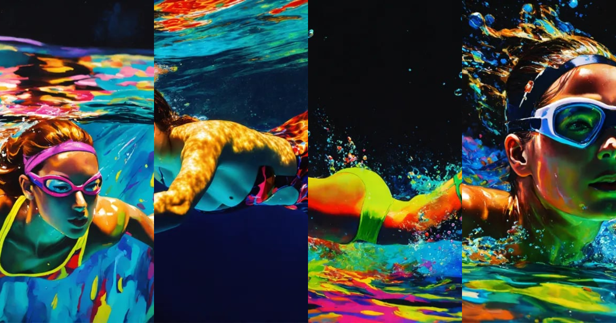 Lexica - Artistic creation of pop art style painter Maud Ovize, oil ...