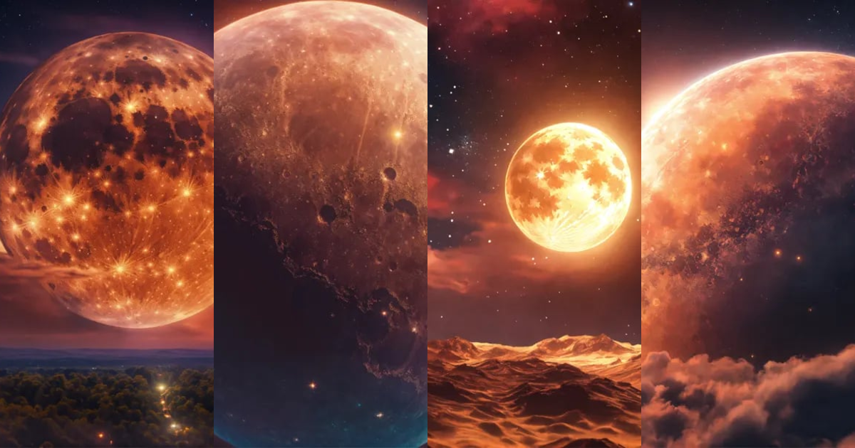 Lexica - Close up of mercury with moonlight glow, lots of stars and ...