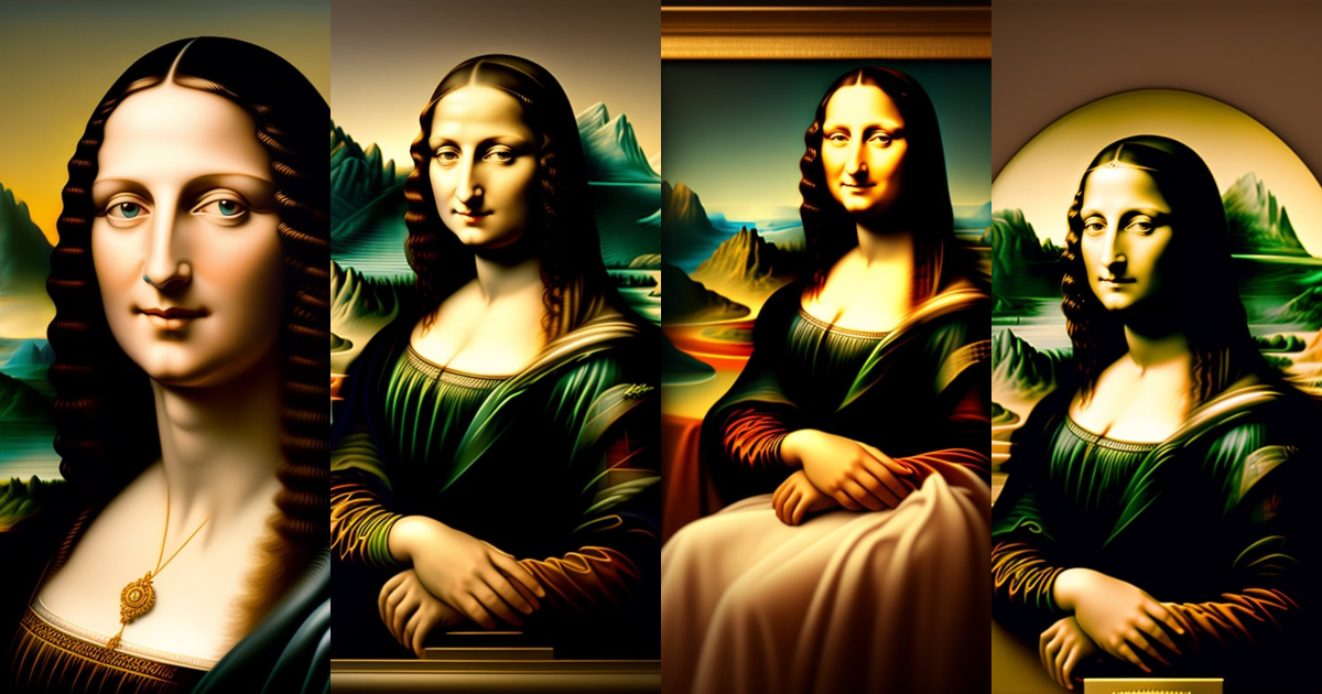 Lexica - Mona lisa, donal trump