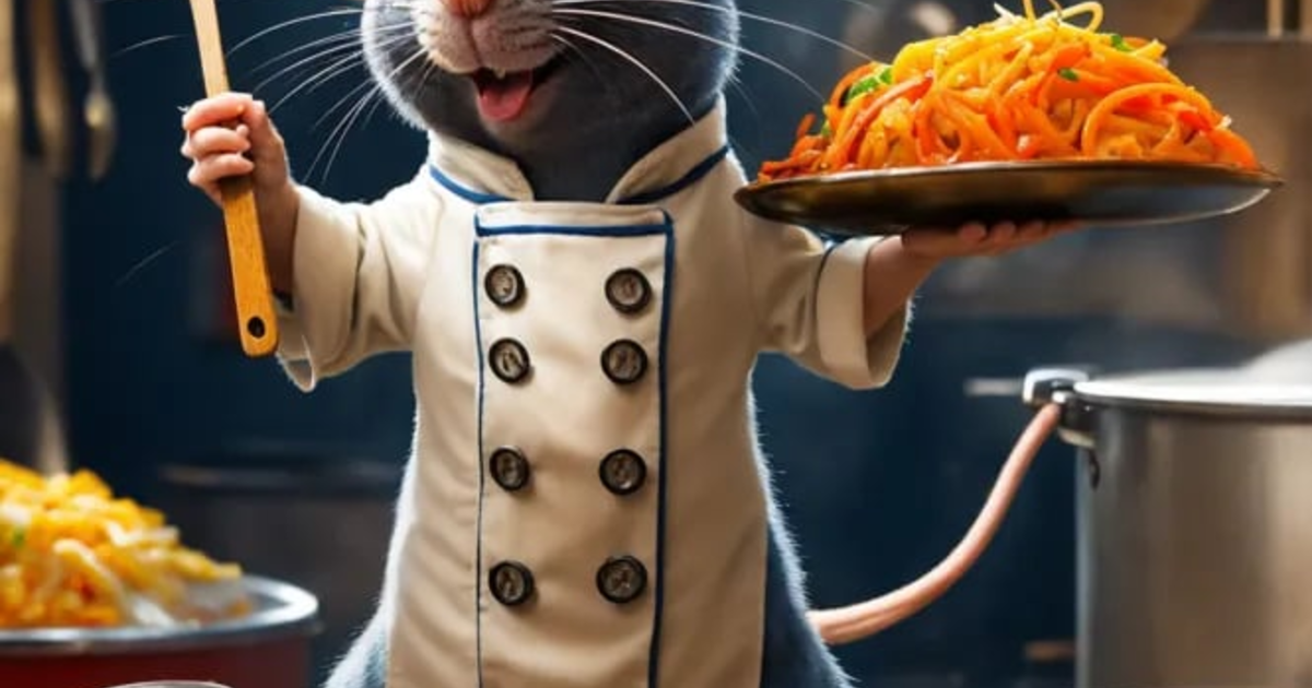 Lexica - A mouse look like a cooking chef, funny and pro like ratatouille