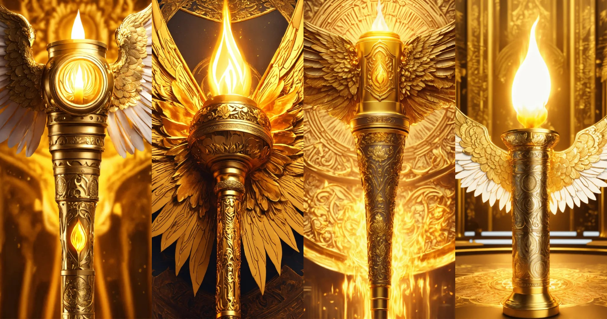 Lexica - Powerful, detailed torch, digital illustration, real, 3D ...