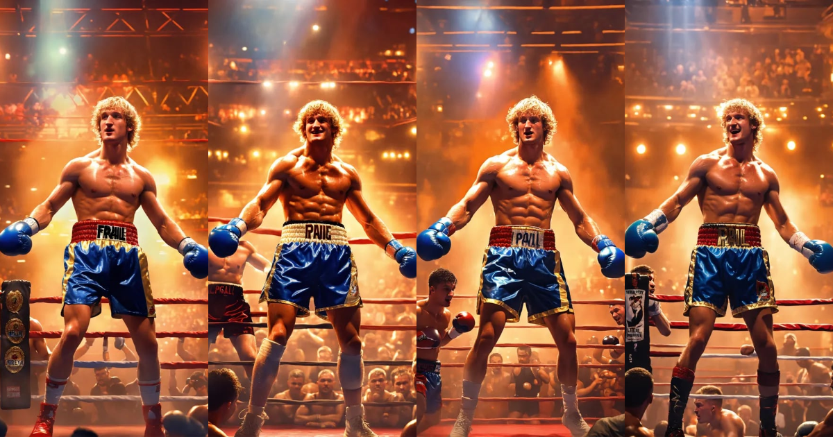 Lexica - Logan Paul, Boxing Match, Victory, Happy, Sweaty, frank ...