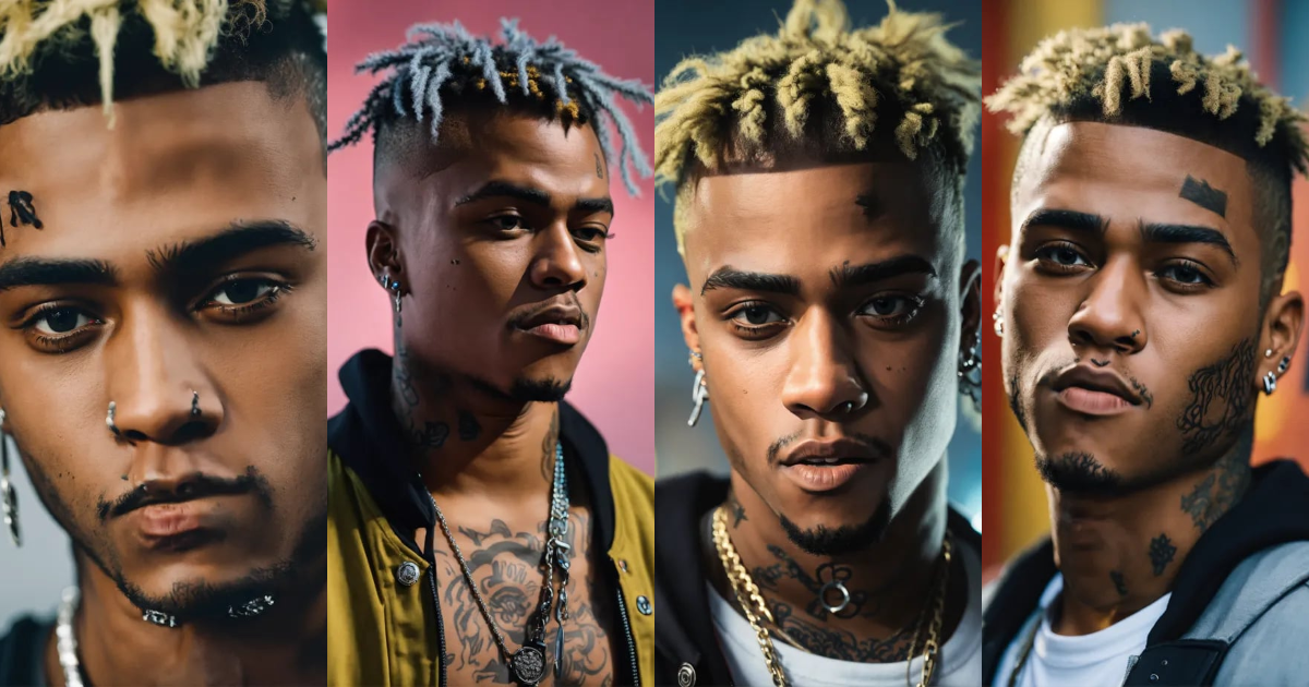 Lexica - XXXTentacion, realistic, looking at camera, 8k