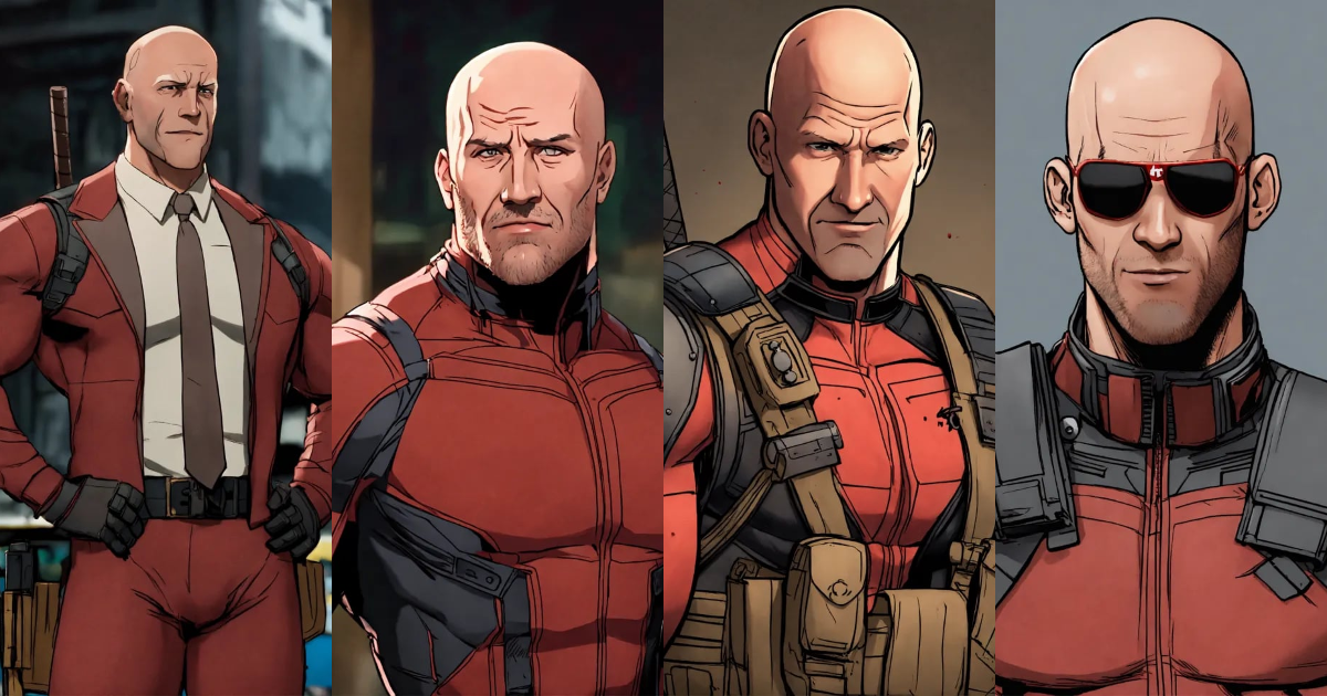 Lexica - Ajax francis animated bald guy from deadpool movie without ...