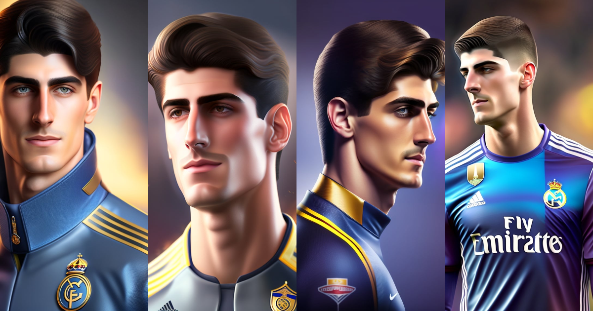Lexica - Thibault courtois, Real Madrid. Skin , Portraits, Realistic ...