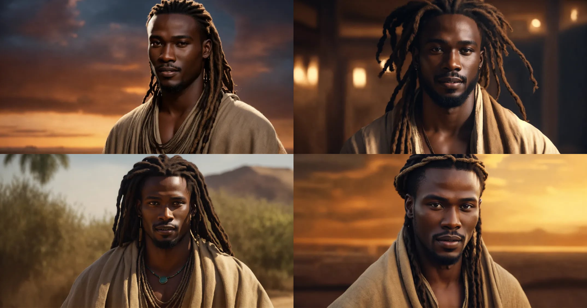 Lexica - Illustrate a view of a young handsome, strong, broad ...